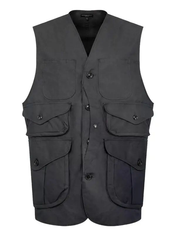 Engineered Garments Hunting Buttoned Gilet - Grey