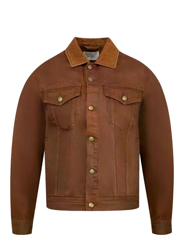MIDNIGHT RODEO Buttoned-cuffs Jacket - Brown