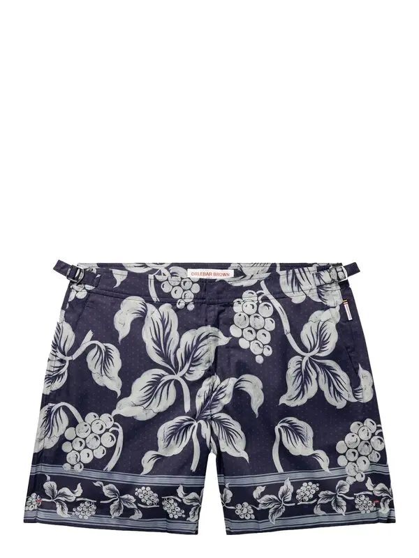 Orlebar Brown Bulldog Petralis Printed Swim Shorts - Blue