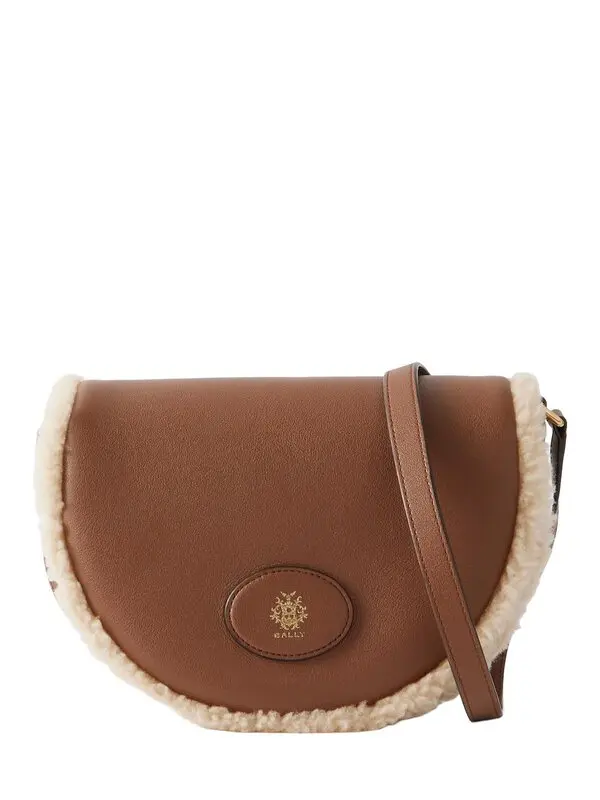 Bally Elisabeth Leather Shoulder Bag - Brown