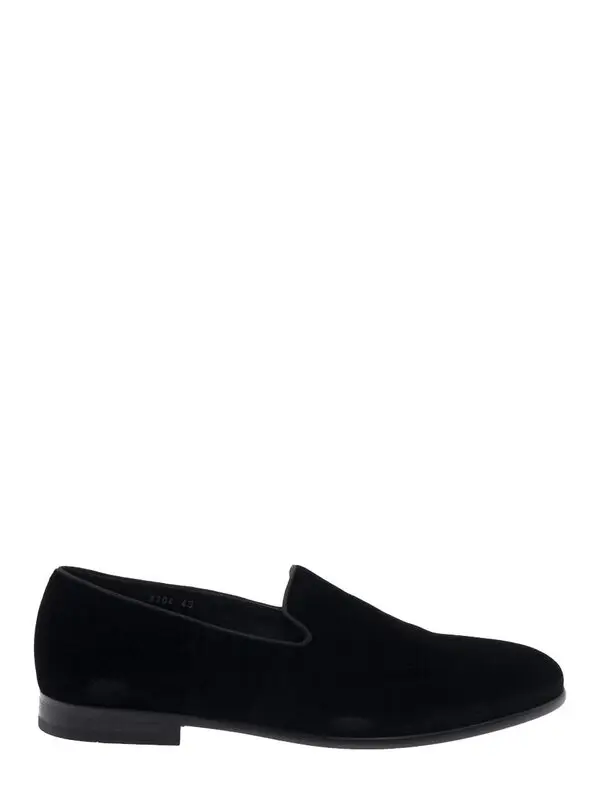 DOUCAL'S Leather Loafers - Black