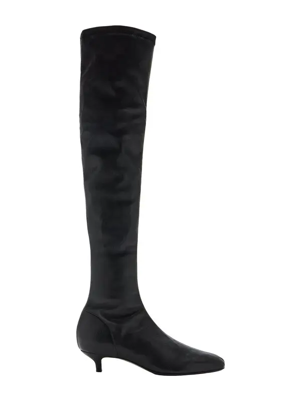 TOTEME Day Leather Over-the-knee Boots - Black