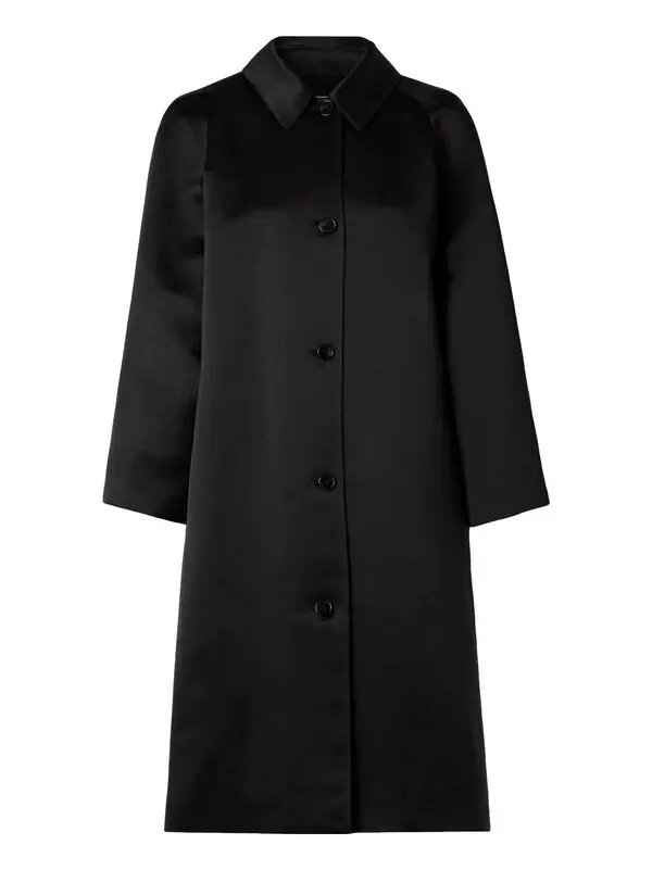 THE ROW Ema Silk Jacket - Black