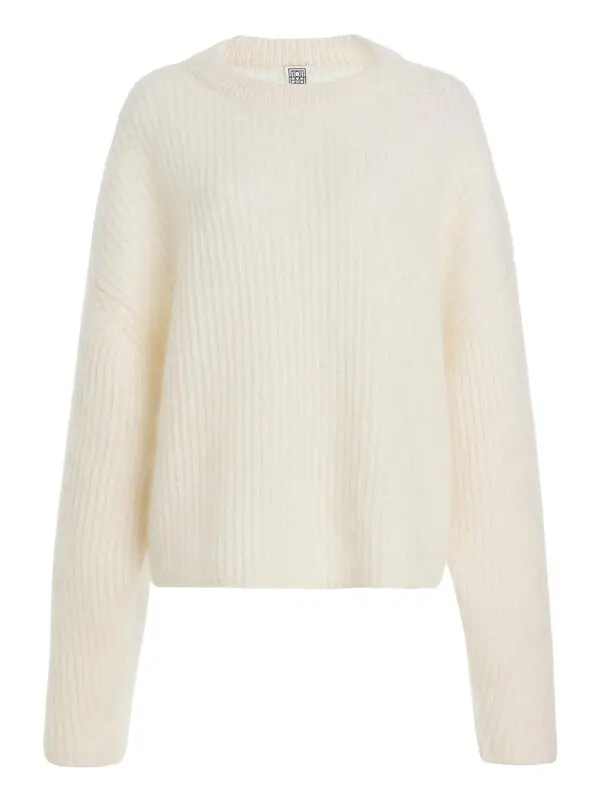 TOTEME Mohair-blend Sweater - Ivory