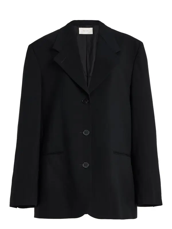 THE ROW Selim Wool Blazer - Black