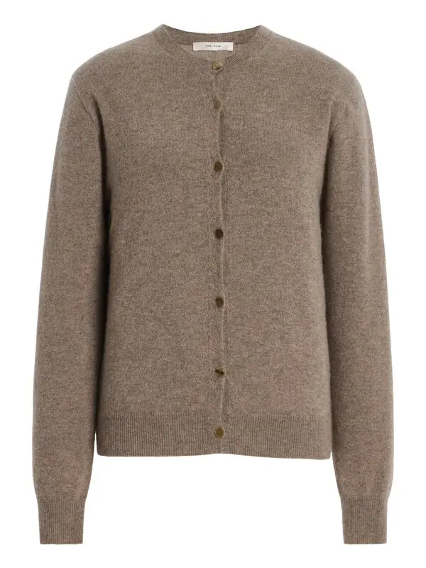 THE ROW Maui Cashmere Cardigan - Brown