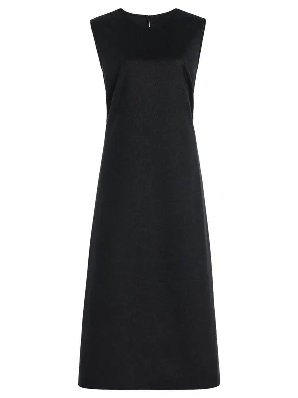 THE ROW Imara Cashmere Midi Dress - Grey