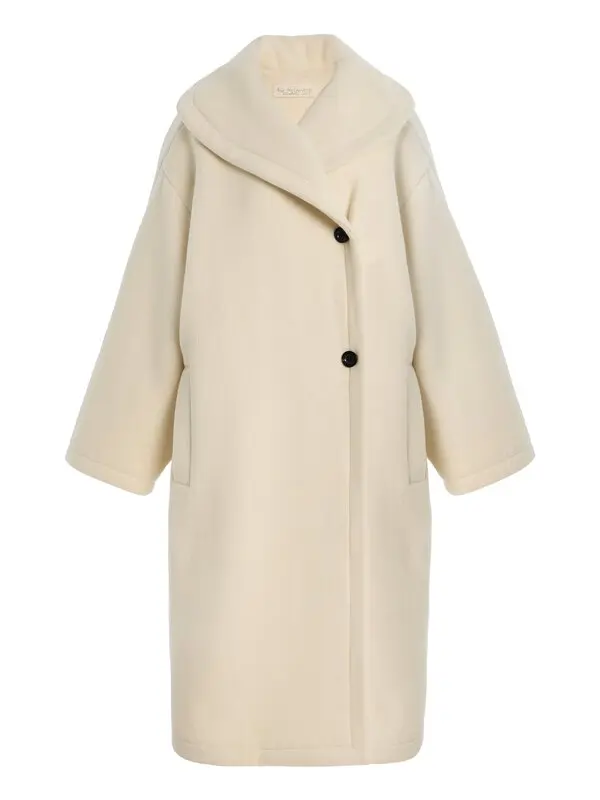 THE ROW Regino Wool Coat - Ivory