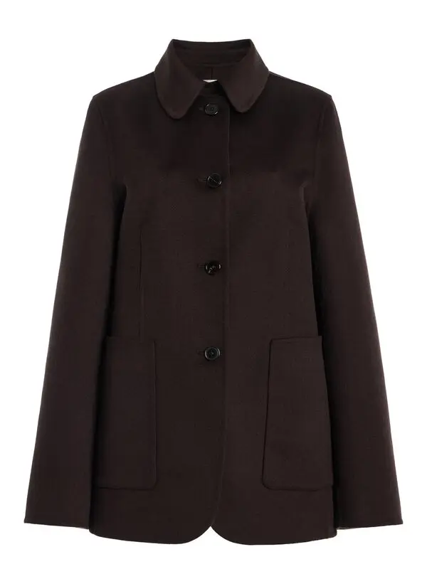 THE ROW Tiras Cashmere Jacket - Brown