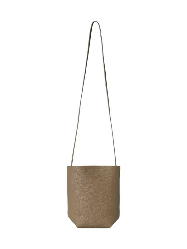 THE ROW Park N/s Leather Crossbody Bag - Taupe