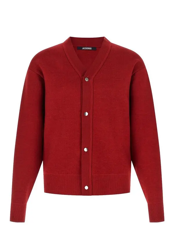 Jacquemus Le Cardigan Doppio - Red