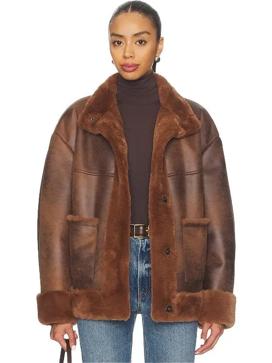 Tularosa Jen Coat - Chocolate Brown