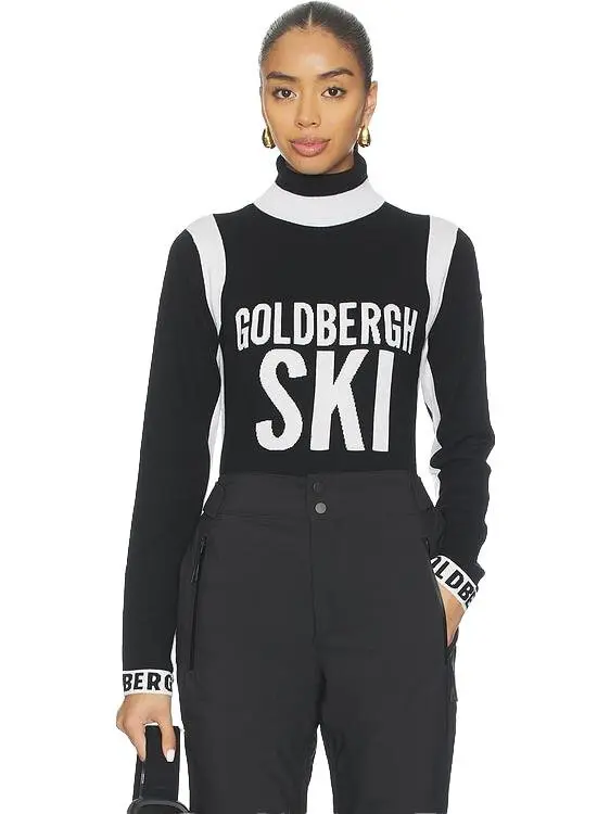 Goldbergh Noemi Long Sleeve Knit Sweater - Black