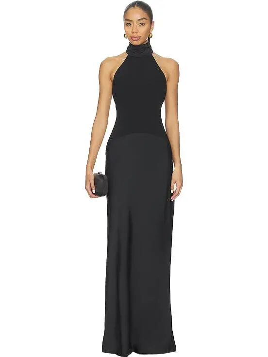 LOVERS AND FRIENDS Lola Gown - Black