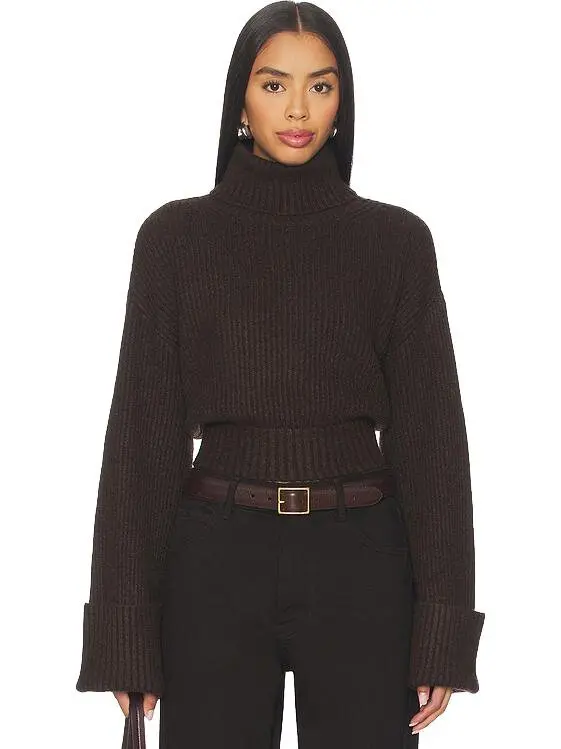 Steve Madden Adelade Sweater - Dark Espresso