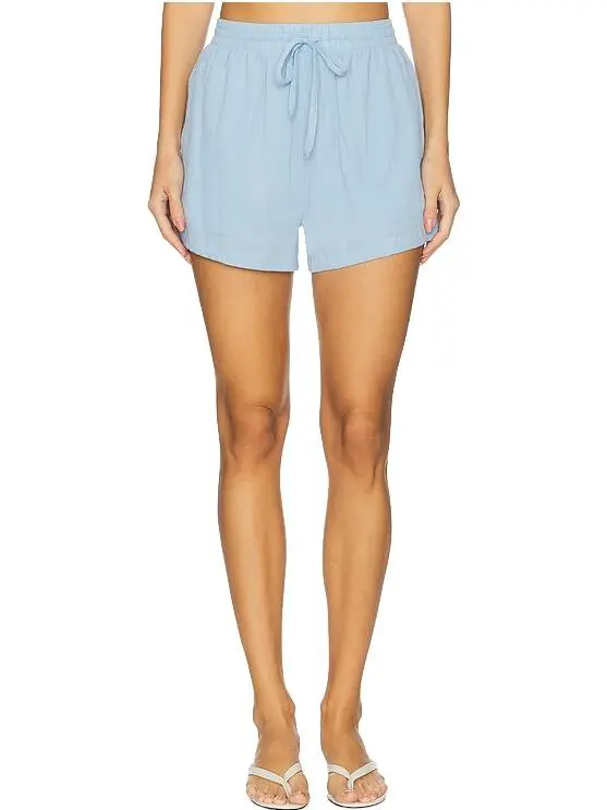 Seafolly Crinkle Short - Cornflower