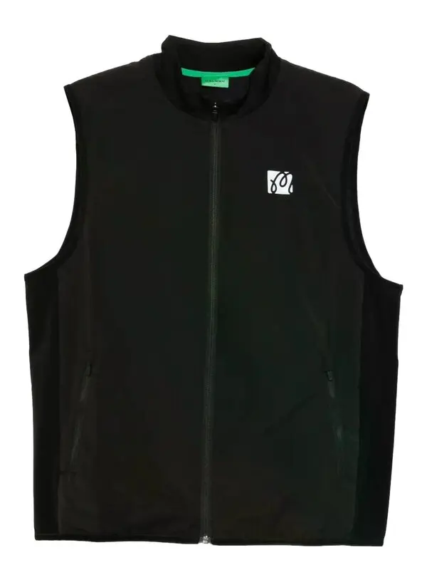 MALBON Logo-print Performance Gilet - Black