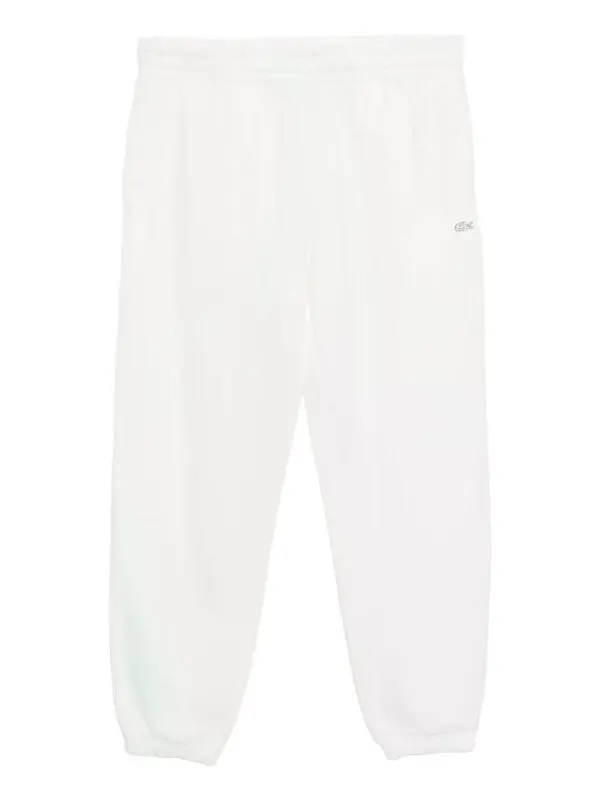 Lacoste Logo-embroidered Trousers - White