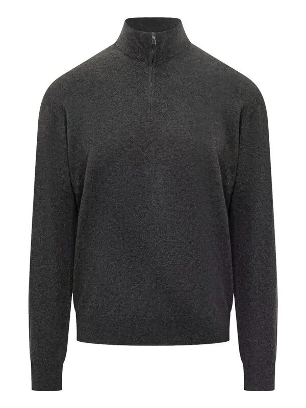 FILIPPO DE LAURENTIIS Half-zip Sweater - Grey