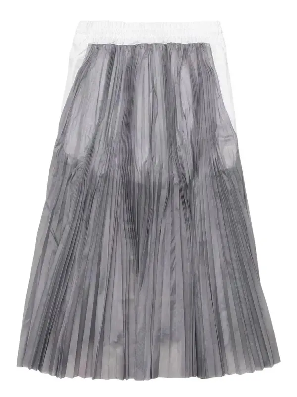 Nike X Sacai Pleated Midi Skirt - Grey