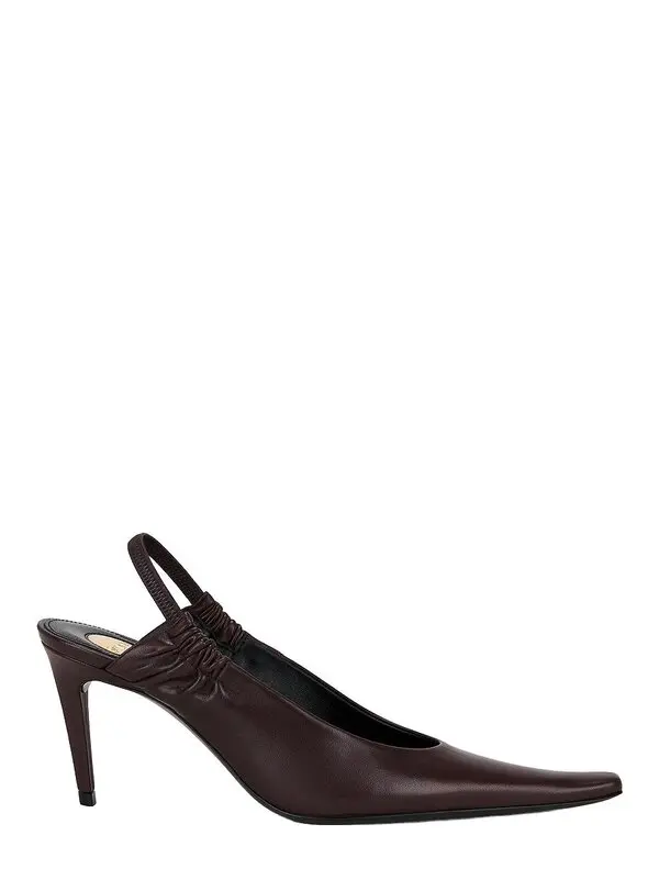 Saint Laurent Anne-marie Pump - Marron Glace