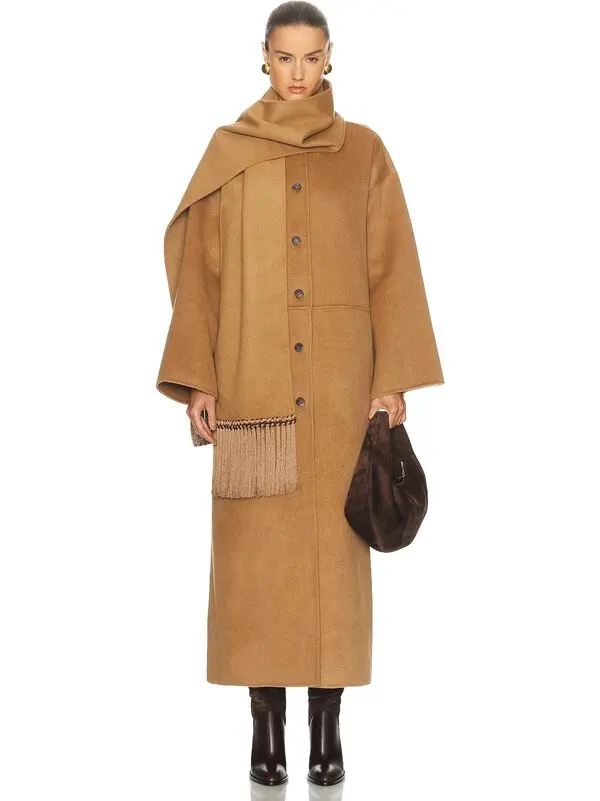 Lpa Isabel Maxi Coat - Camel
