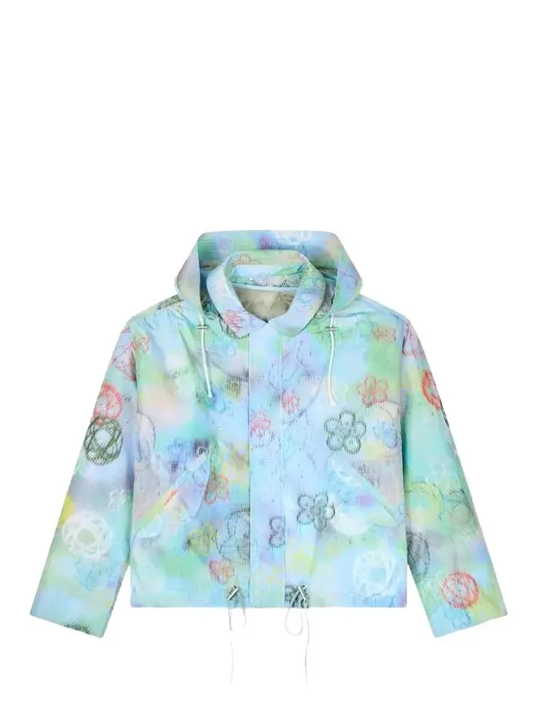 Kenzo X Futura 2000 Zip-up Hooded Jacket - Blue