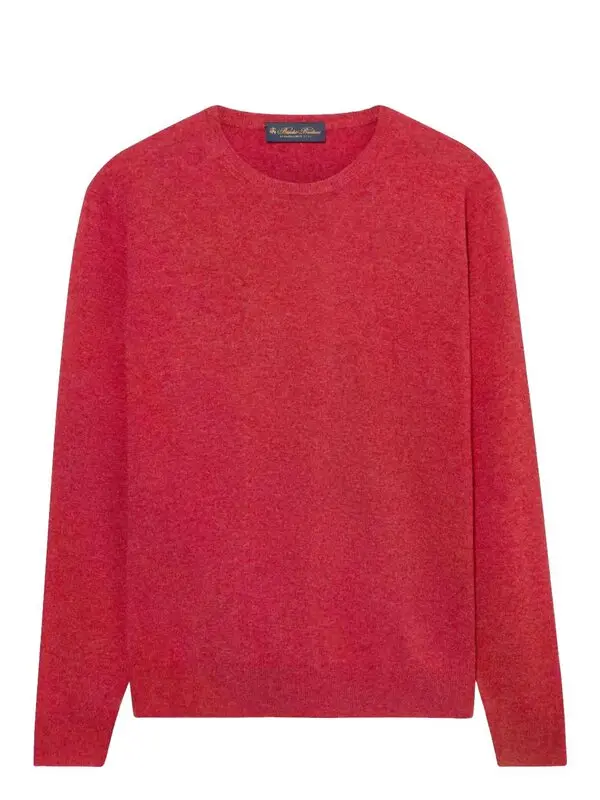 Brooks Brothers Crew-neck Cashmere Sweater - Red