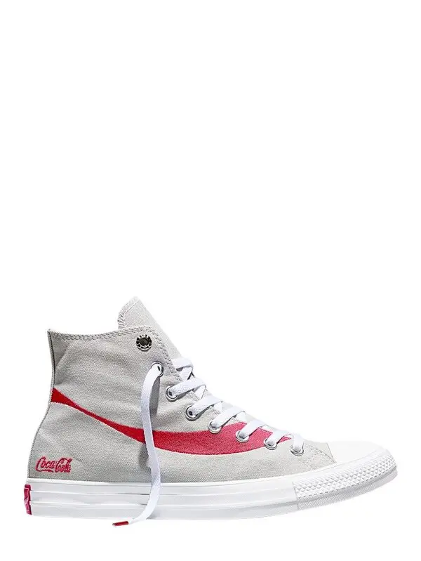 CONVERSE Chuck Taylor All Star Hi - Silver/red