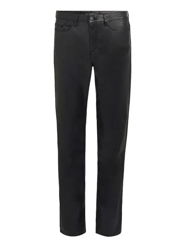 Karl Lagerfeld Mid-rise Straight Jeans - Black