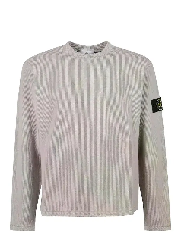 Stone Island Logo-patch Sweater - Grey