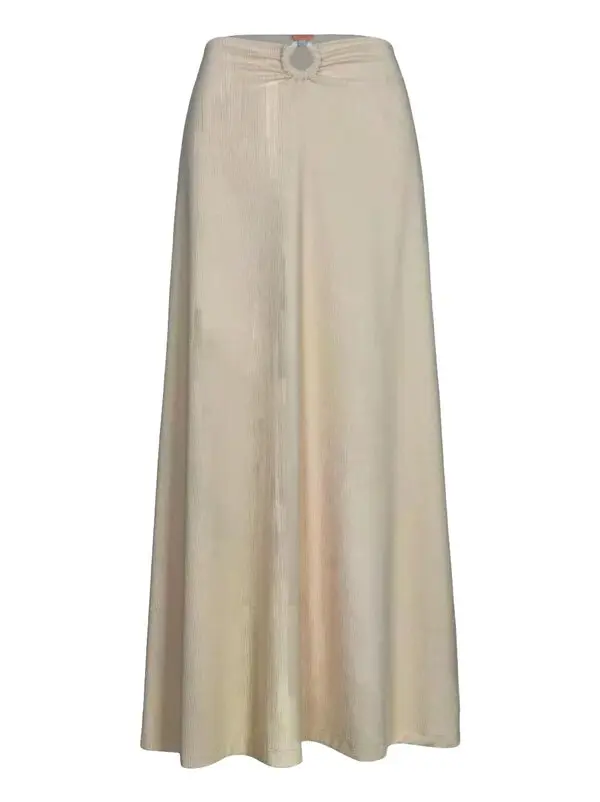 Johanna Ortiz Keel A-line Skirt - Neutrals