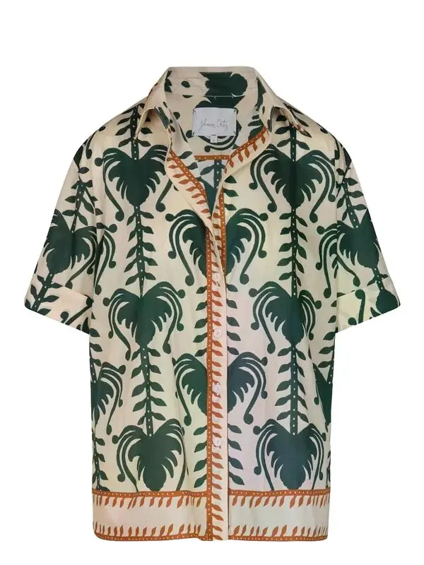 Johanna Ortiz Salty Promises Printed Shirt - Neutrals