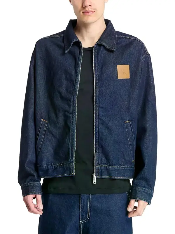 Calvin Klein Cotton Jacket - Blue