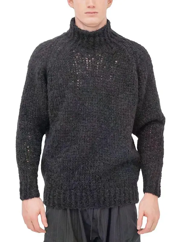 JAN JAN VAN ESSCHE High-collar Sweater - Black