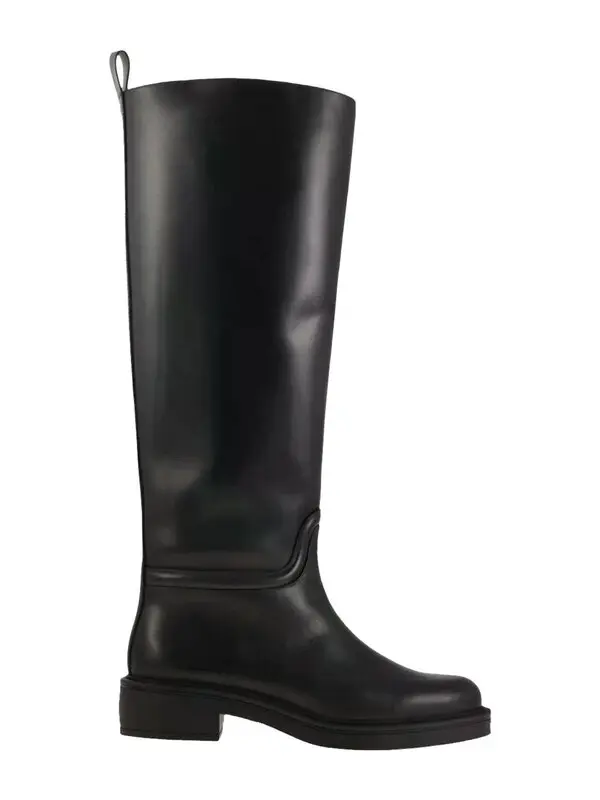 STUART WEITZMAN 40mm Celia Leather Boots - Black