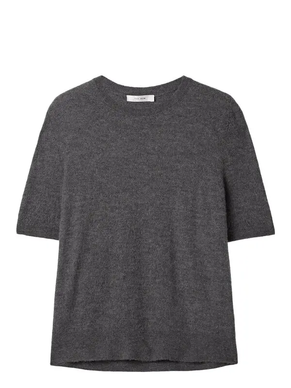 THE ROW Marika Cashmere T-shirt - Gray
