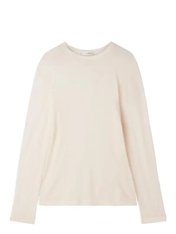 THE ROW Amia Cashmere Sweater - Neutrals