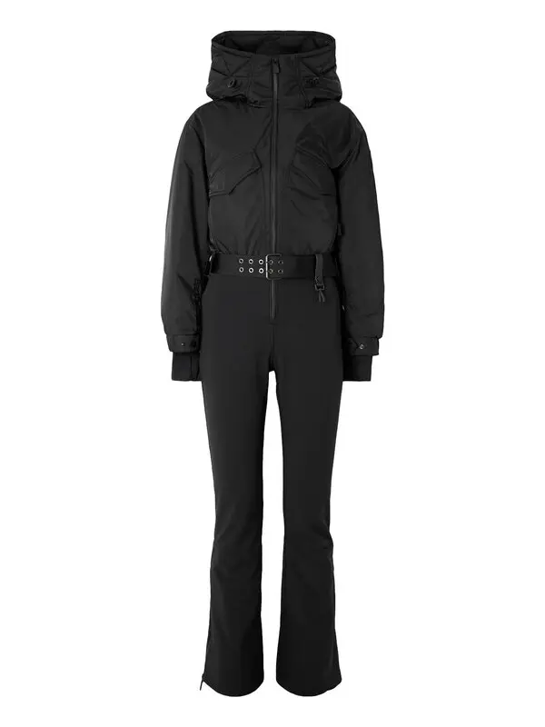 Moncler Belted Ski Suit - Black