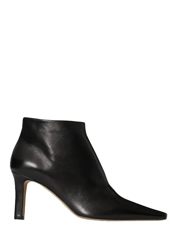 THE ROW 80mm Carla Leather Ankle Boots - Black