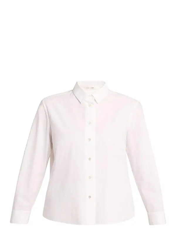 THE ROW Sadie Cotton Poplin Shirt - White