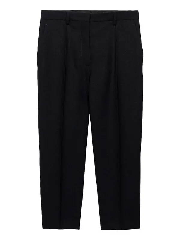 Prada Rush Stitch Wool Pants - Bleu