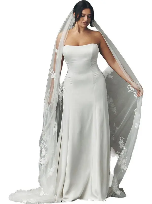 Watters Meadow Cathedral Veil - Ivory