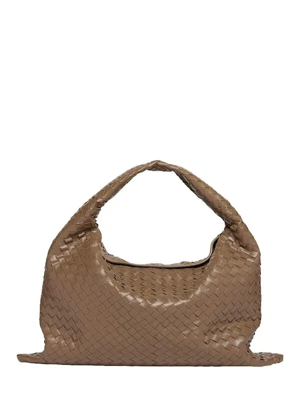 Bottega Veneta Large Hop Shoulder Bag - Pinecone