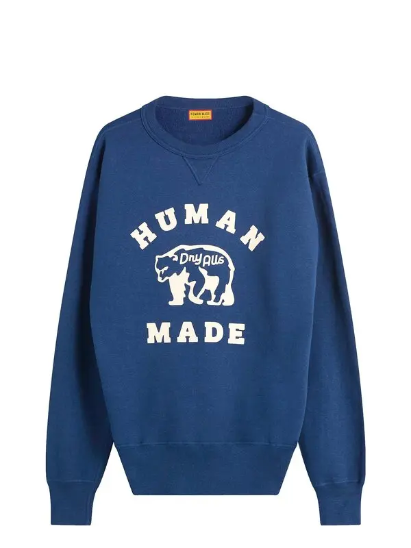 HUMAN MADE Polar Bear Tsuriami Sweatshirt - Navy