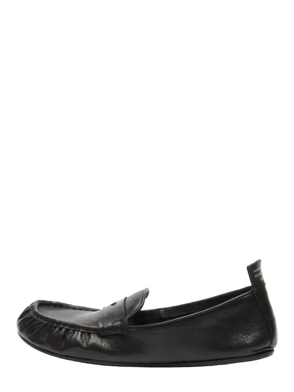 Acne Studios Bojan Leather Loafer - Black