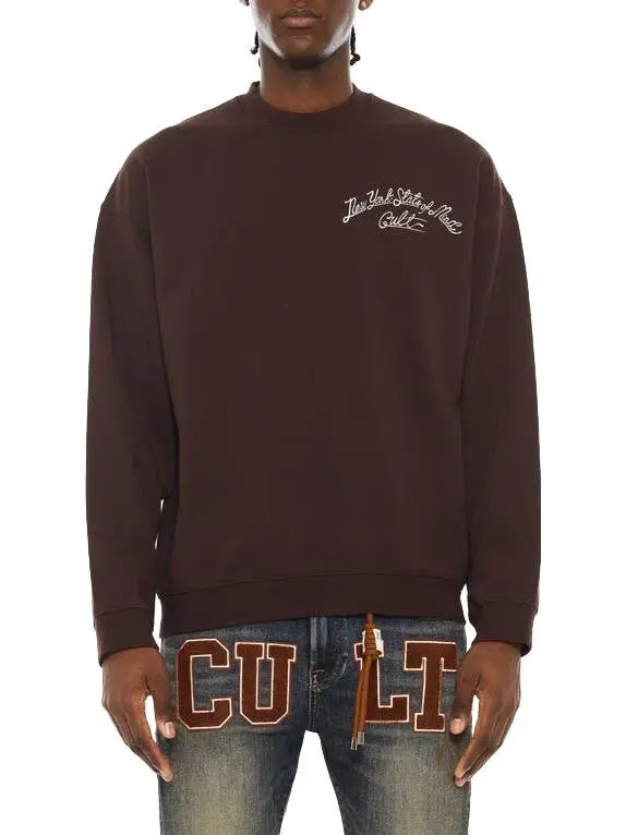 CULT OF INDIVIDUALITY Graphic Crewneck - Chocolate
