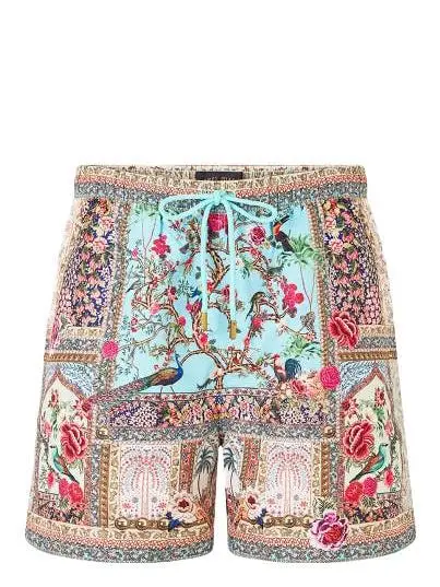 Camilla Mid-length Boardshorts With Elastic Waist - Sultans And Queens