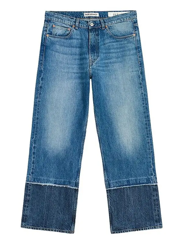 Our Legacy Third Cut Relaxed Fit Jeans - Denim Blue