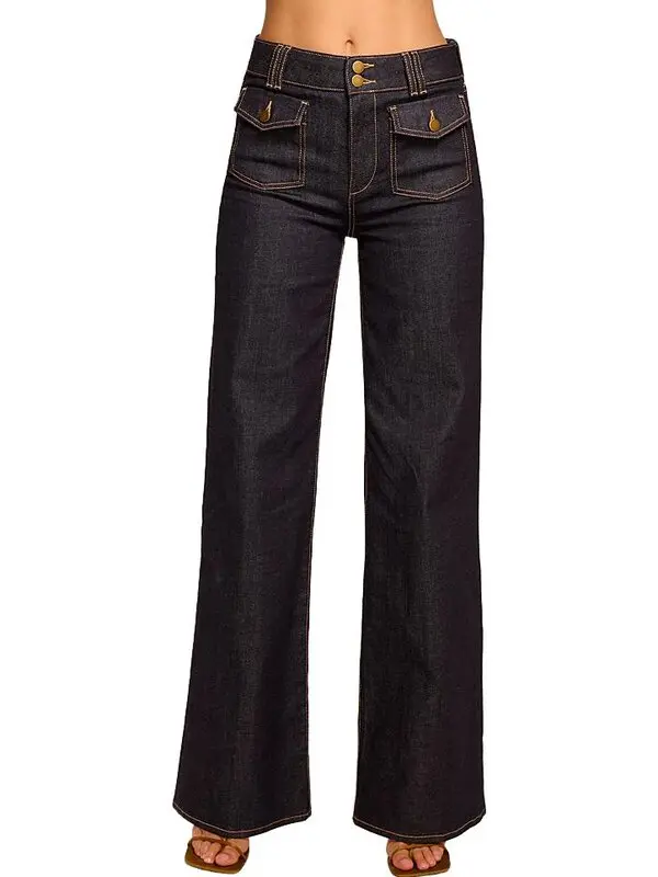 Ramy Brook Fay High-rise Jeans - Resin Rinse